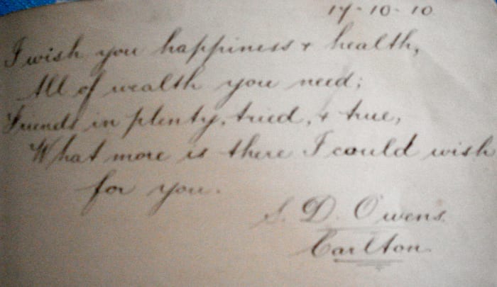 Wise Sayings: An Old Autograph Album - LetterPile