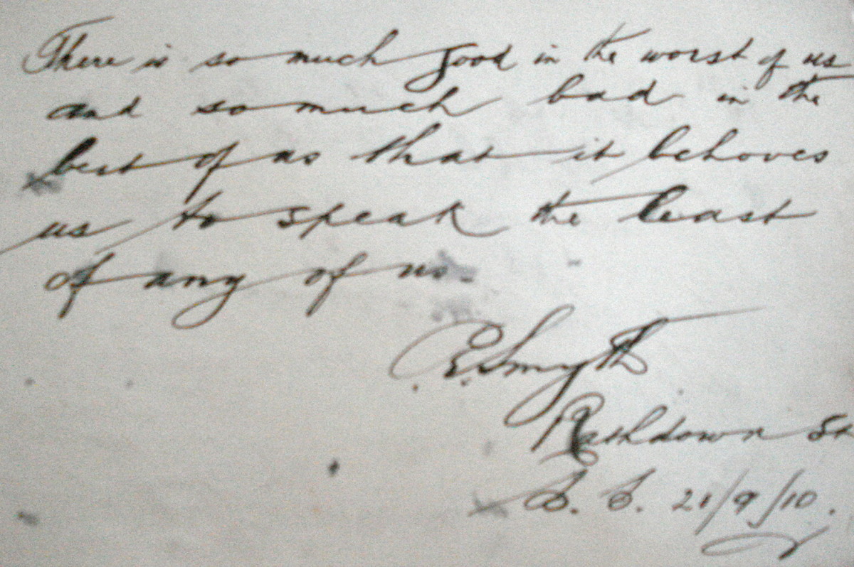 Wise Sayings: An Old Autograph Album - LetterPile