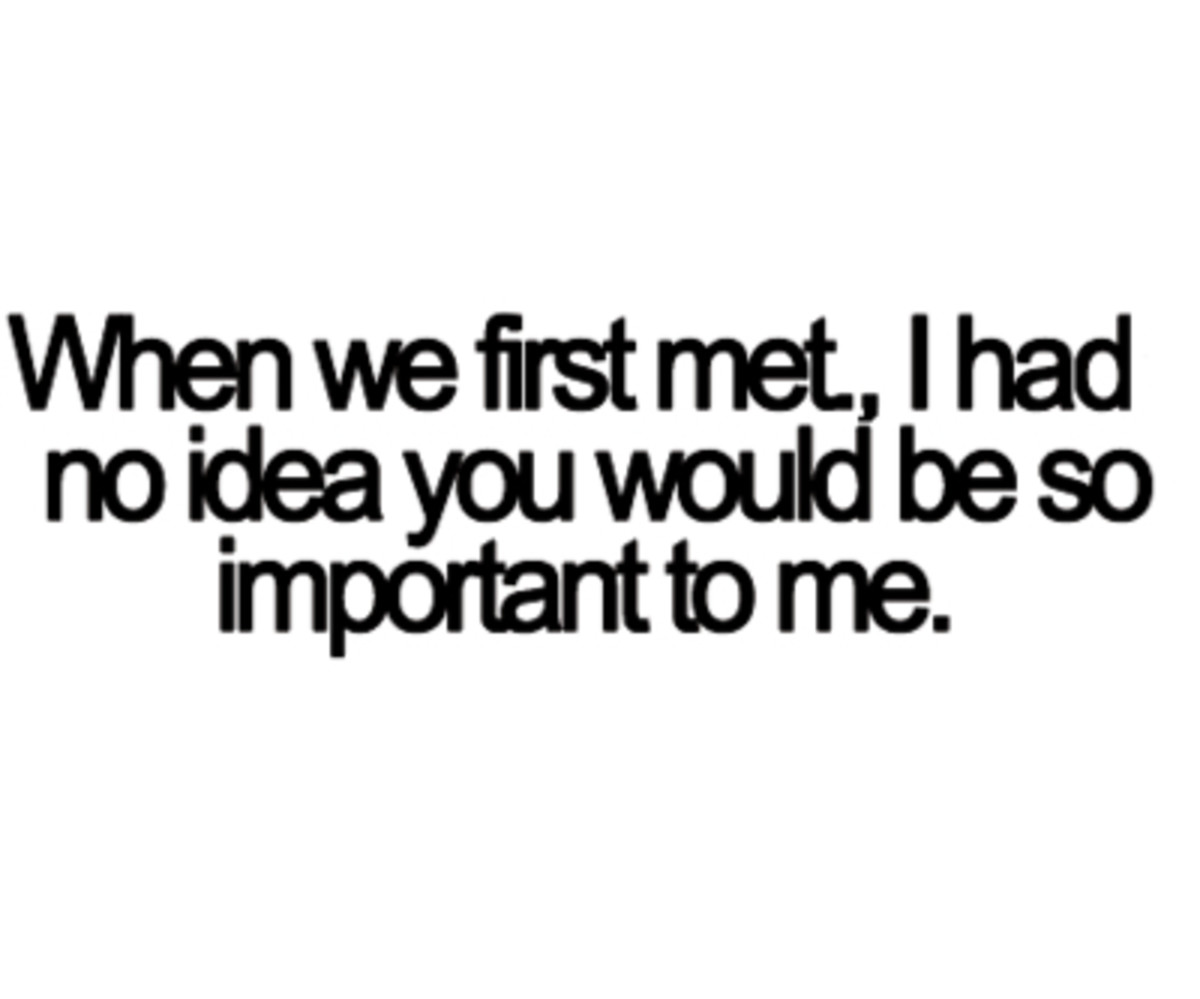 First Meet ... - LetterPile