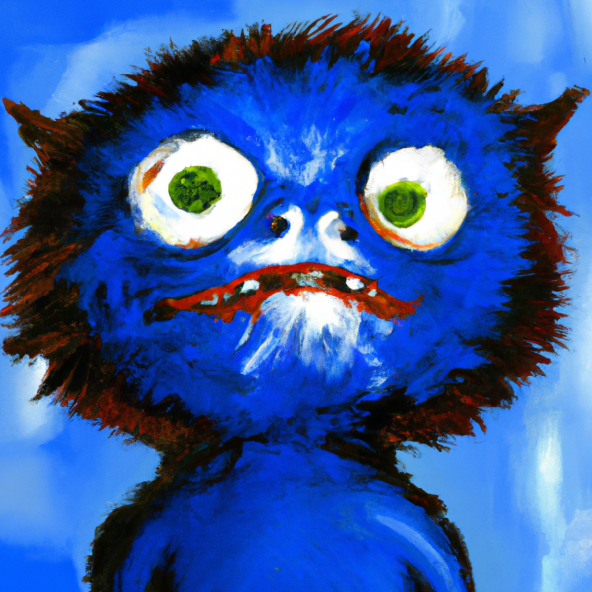 The Little Blue Monster - LetterPile