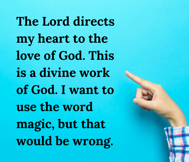 The Lord Directs My Heart - LetterPile